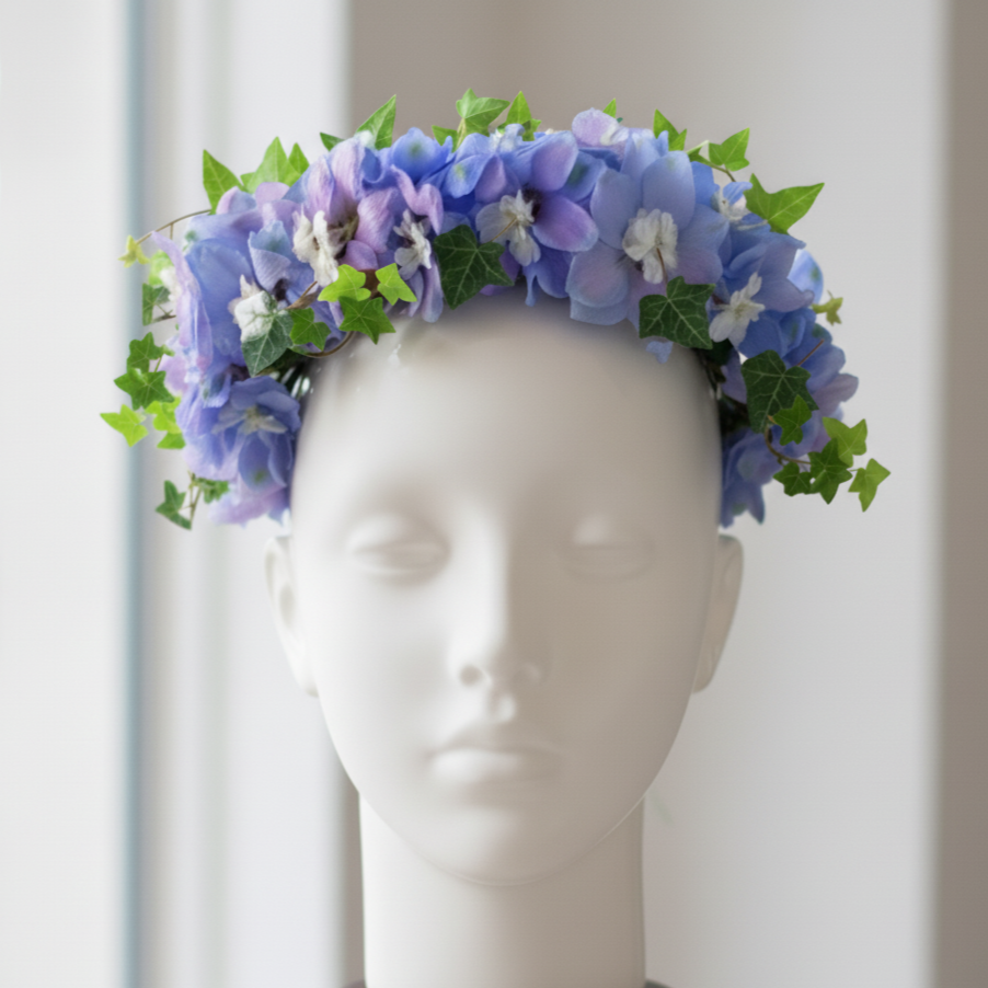 Delphinium Dream Crown – ELF FLORAL STUDIO LTD.